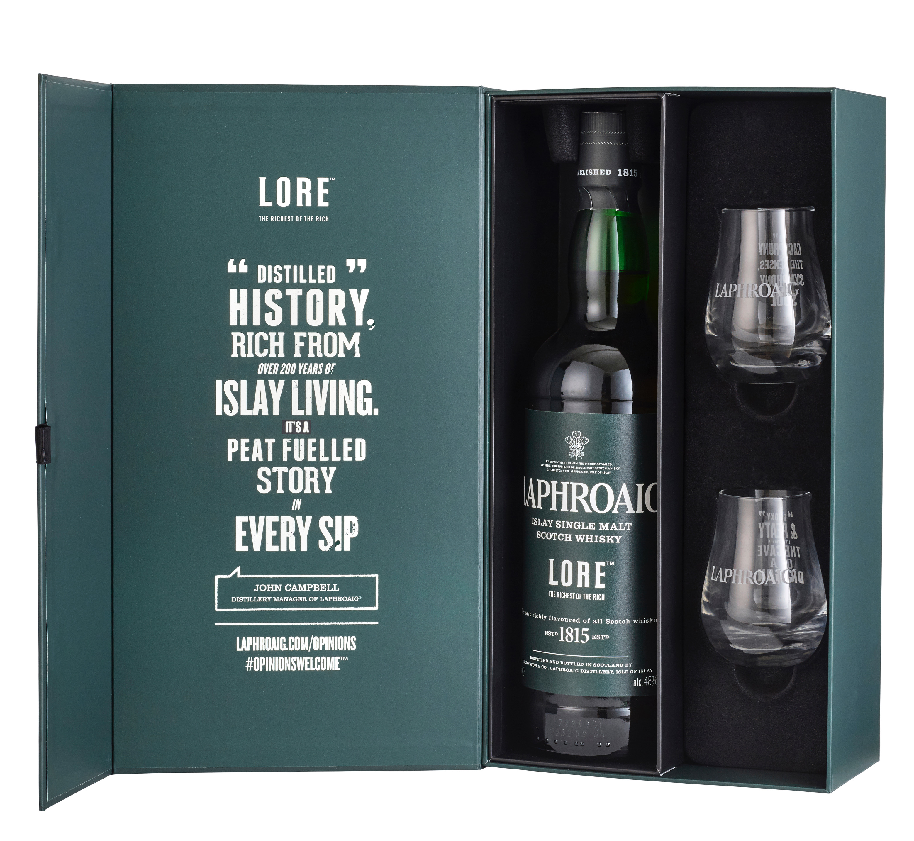 Laphroaig Lore Glass Gift Pack