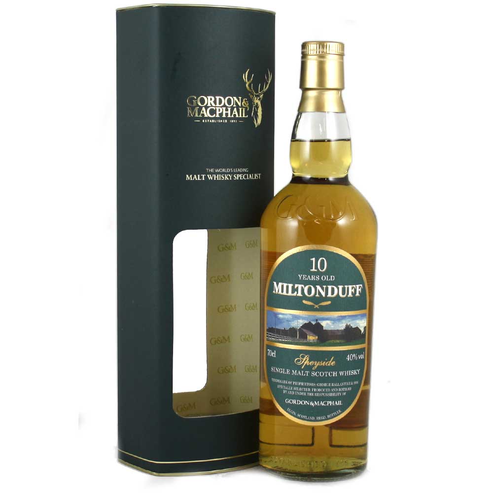 Miltonduff 10 Year Old Single Malt Scotch Whisky - 70cl 40%