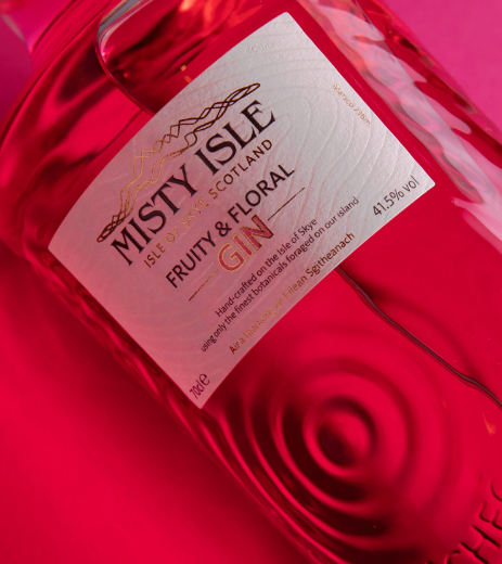 Misty Isle Fruity & Floral Gin - 41.5% 70cl
