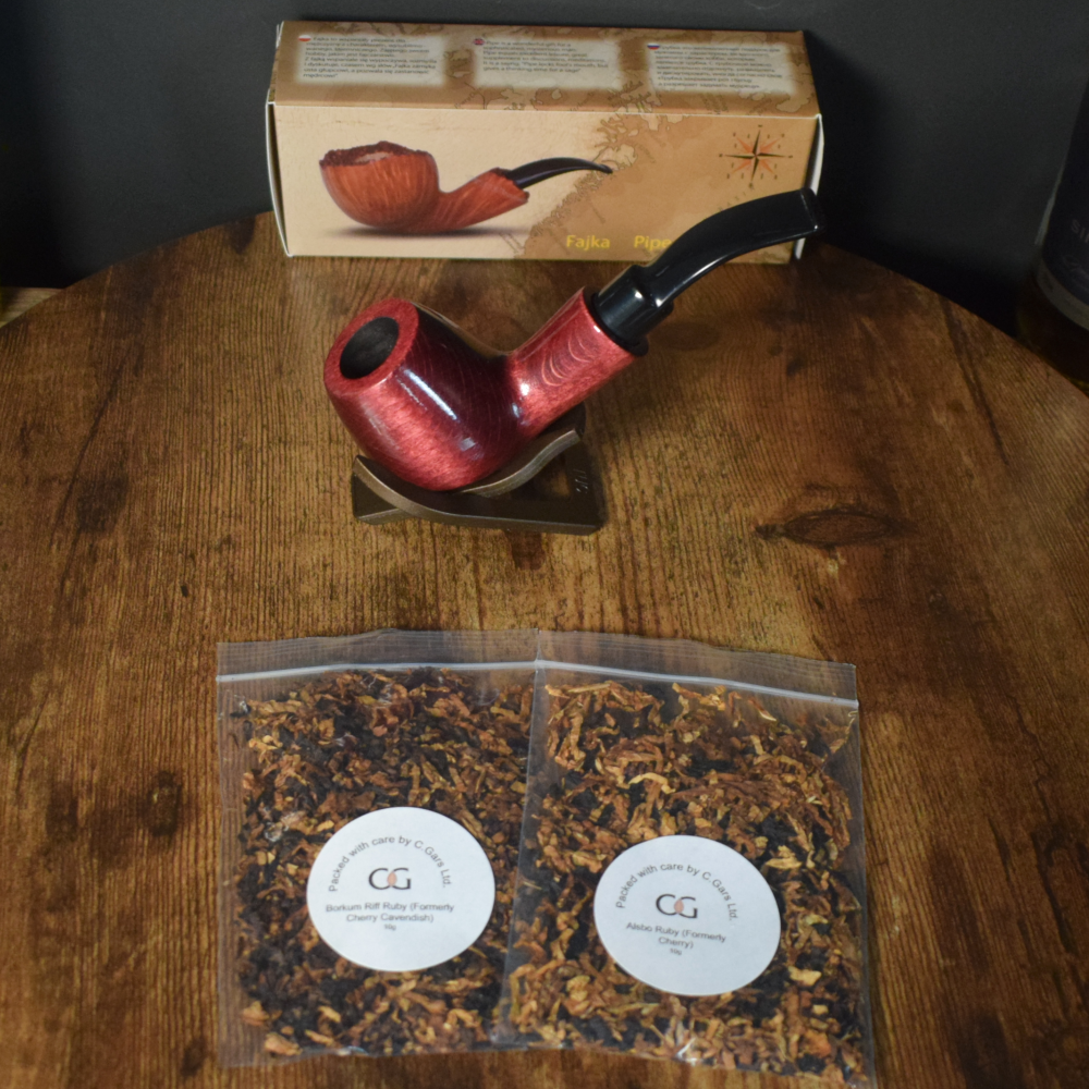 Bens Mr Brog Zurek 63 Poland 9mm Filter Pipe And Ruby Pipe Tobacco Sampler