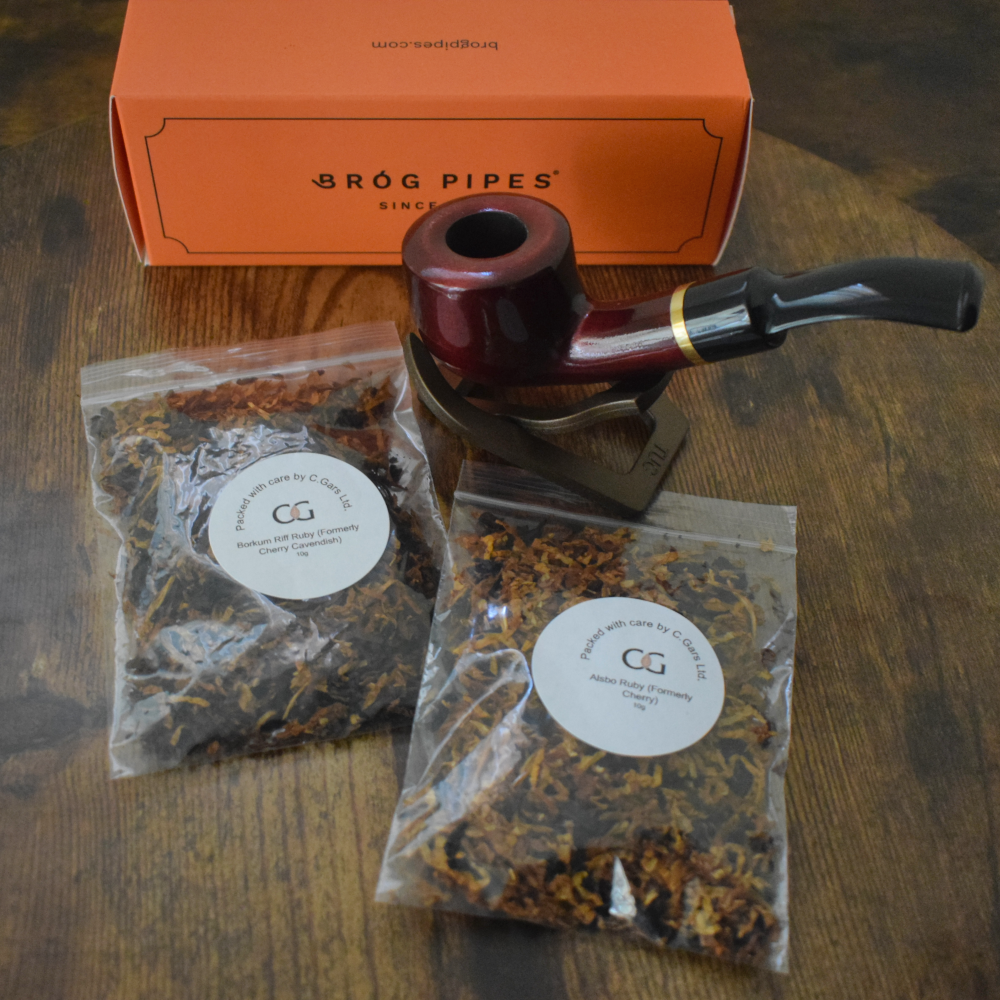 Bens Mr Brog Kentucky 43 Smooth 9mm Filter Pipe (MB2834) & Ruby Pipe ...