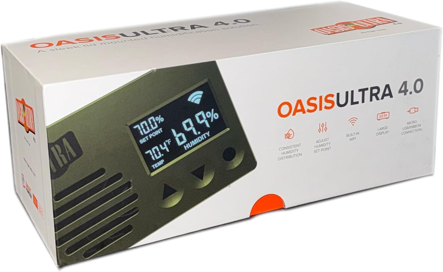 Cigar Oasis Ultra 3.0 - New 3rd Generation Electronic Humidifier - 100 ...