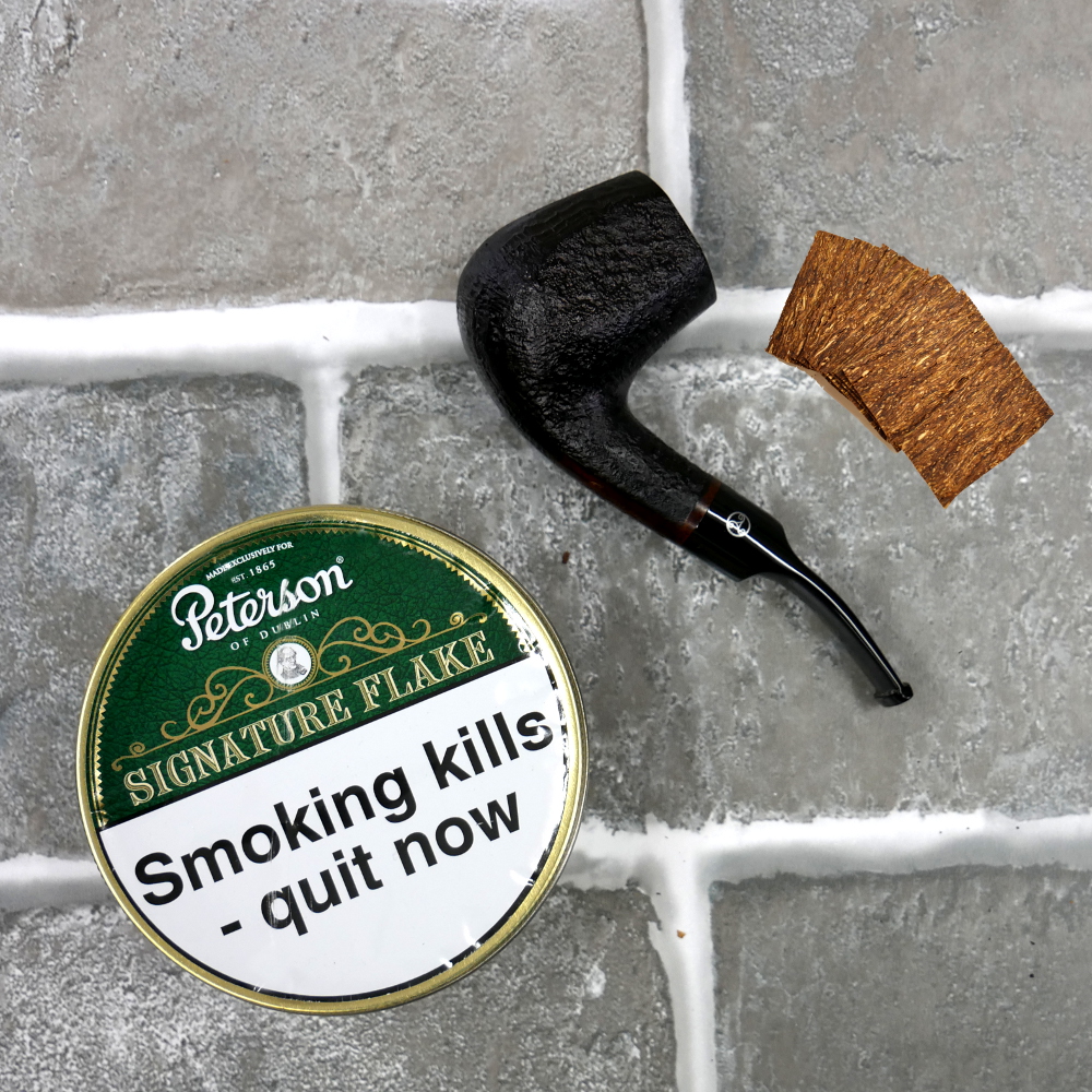 Peterson Signature Flake Pipe Tobacco - 100g Tin
