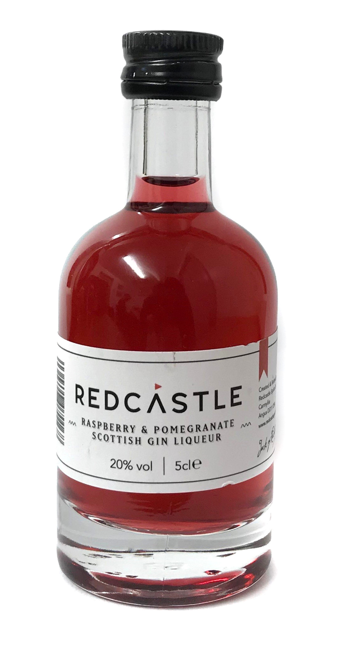 Redcastle Raspberry & Pomegranate Gin Liqueur Miniature - 5cl 20%