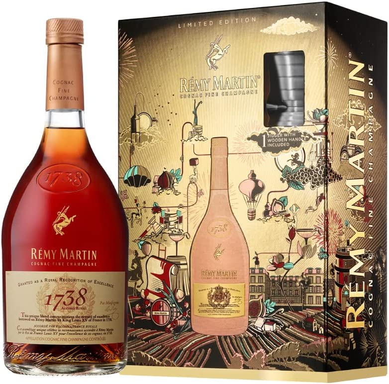 Remy Martin 1738 Accord Royal Cognac & Jigger Gift Pack