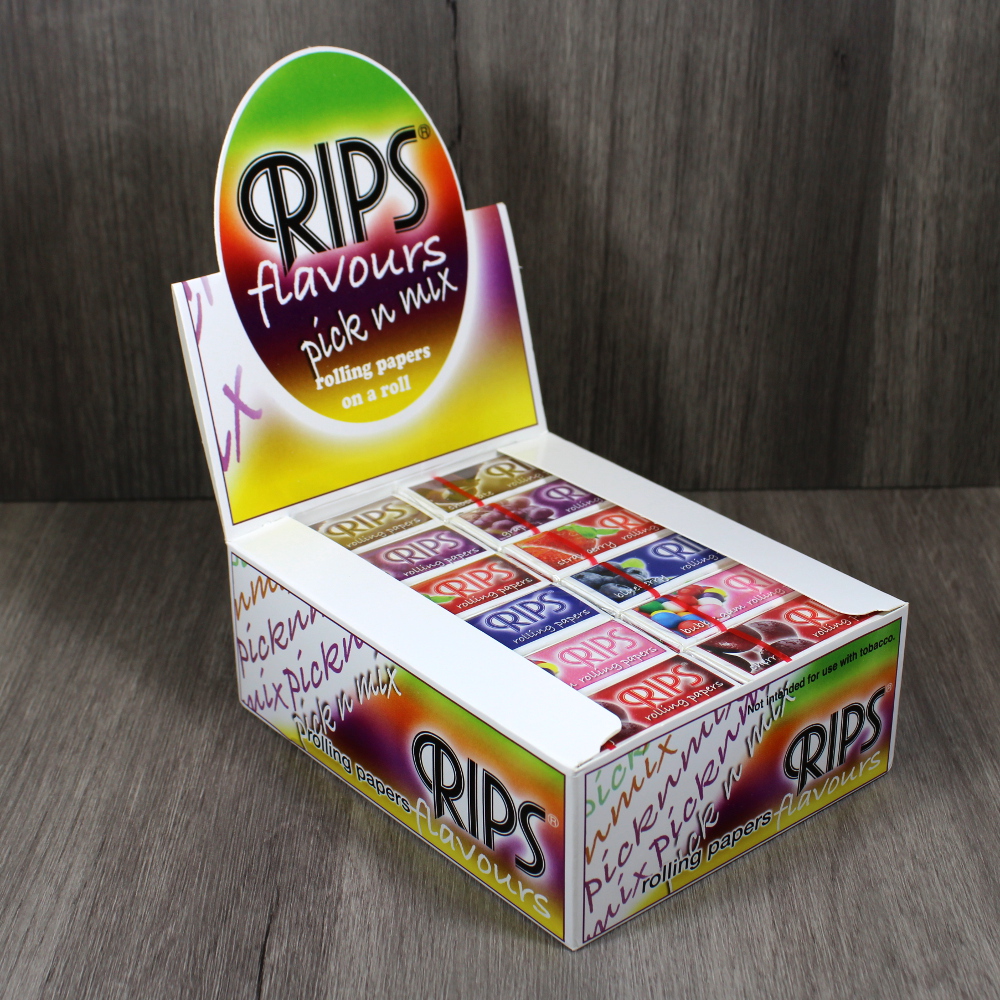 Rips Pick N Mix Slim Width Rolling Papers 24 packs