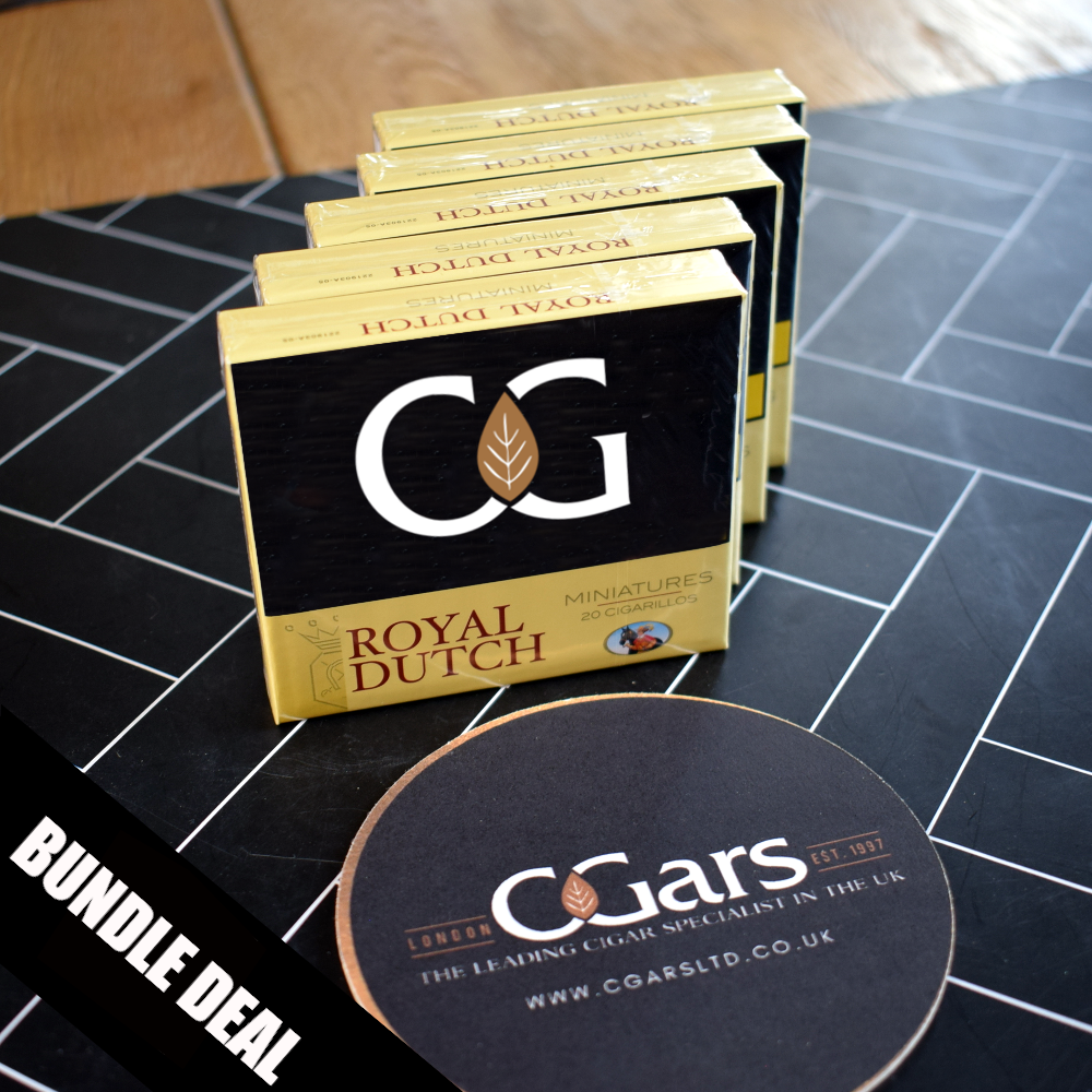 Ritmeester Royal Dutch Miniature Yellow - 5 Packs of 20 (100) Bundle Deal