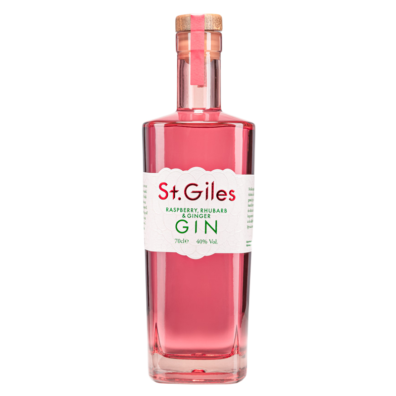 St Giles Raspberry, Rhubarb & Ginger Gin - 40% 70cl