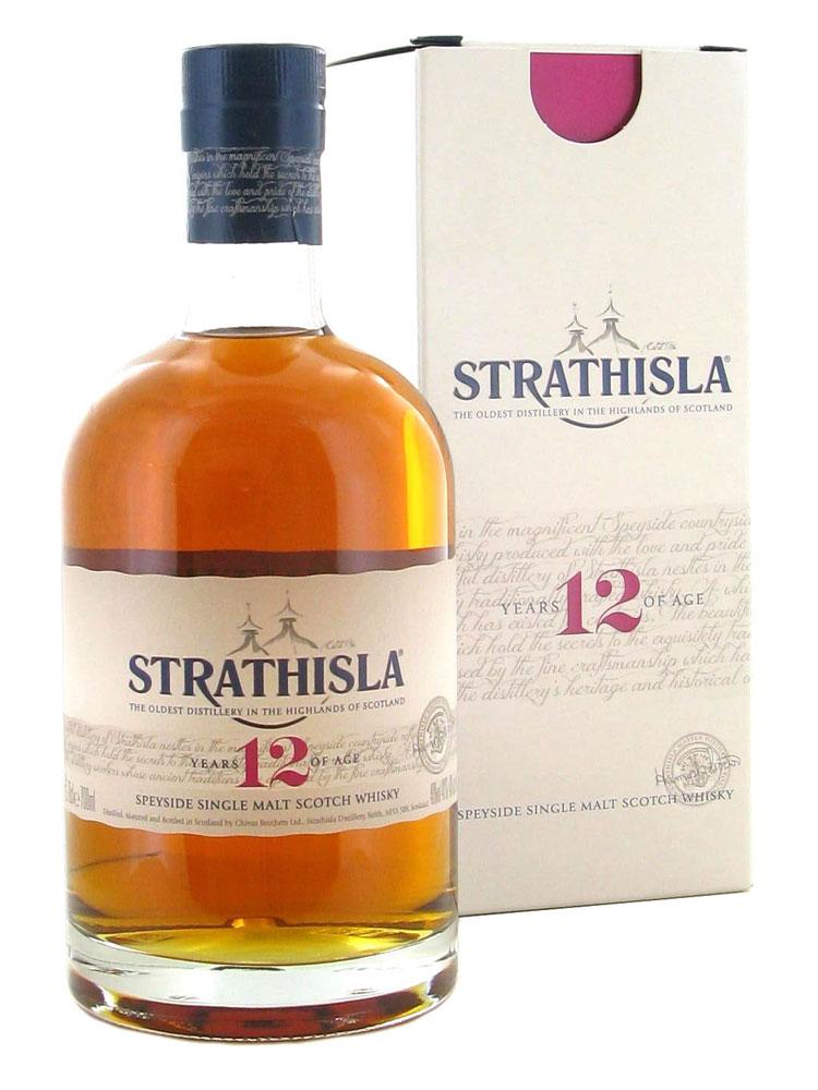 Strathisla 12 Year Old Single Malt Scotch Whisky - 70cl 40%
