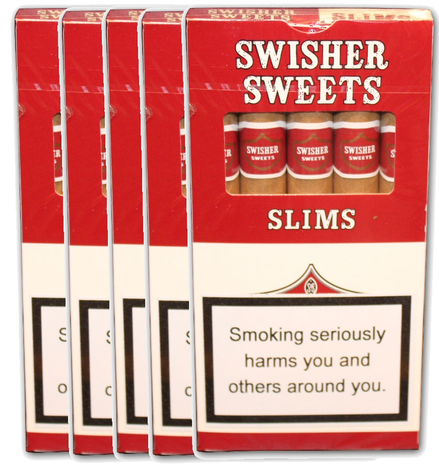 Swisher Sweets Slims Cigar - Pack of 5
