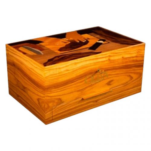 Oliva XXI Selection Humidor - 95 Cigars & Elie Bleu Accessories