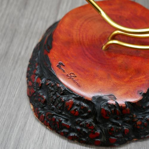 Tom Spanu - Artisan Italian Real Briar Single Pipe Stand