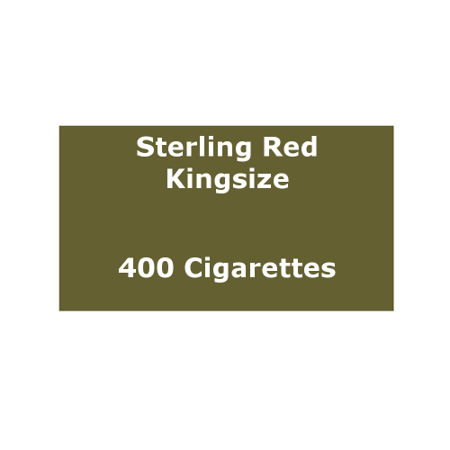 Sterling Original Red Kingsize - 20 Packs of 20 Cigarettes (400)