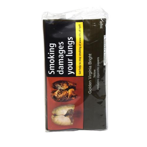 Golden Virginia Bright Yellow Hand Rolling Tobacco 30g (Pouch)