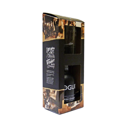 Pogues Irish Whiskey Gift Pack - 20cl Bottle with Glass