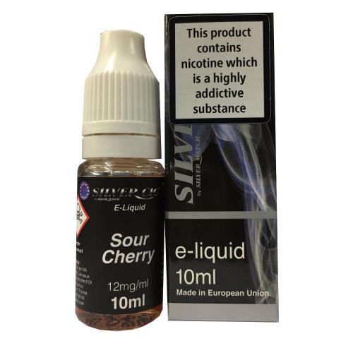 Silver Cig Sour Cherry Vape E- Liquid 10ml 12mg