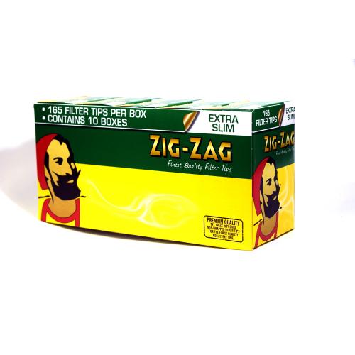 ZigZag Extra Slim Filter Tips (165) 10 Boxes