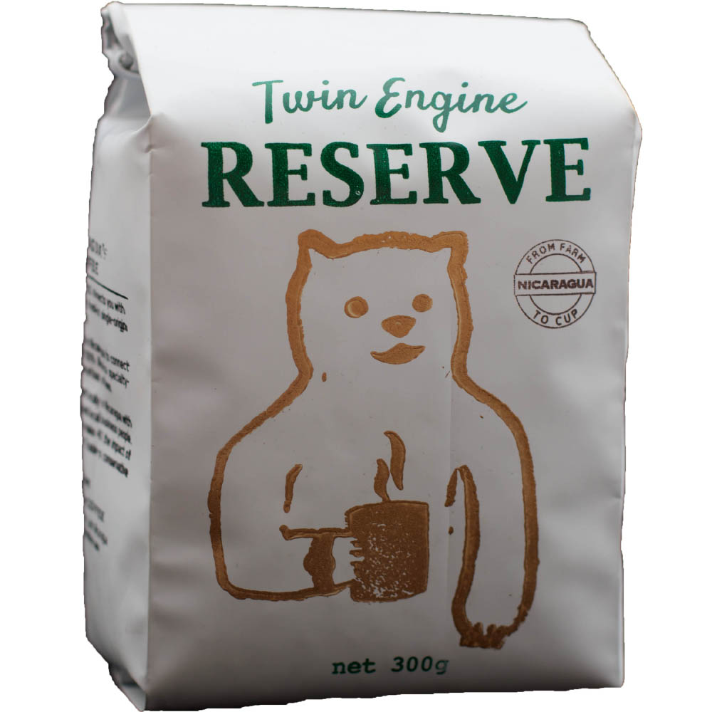 Twin Engine Coffee Beans – Reserve Honey Bear – Limited Edition – 300 gram