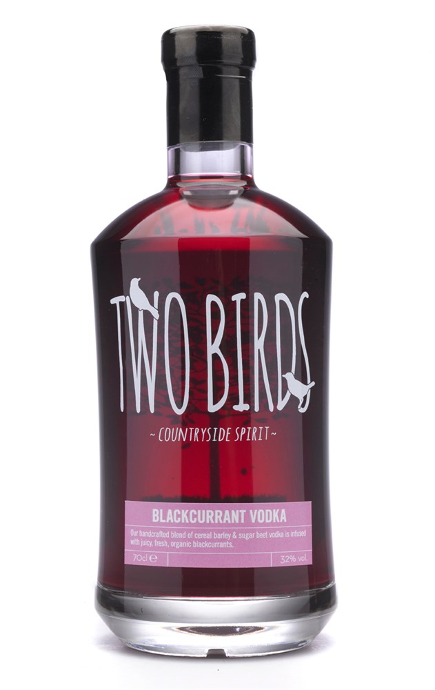 Two Birds Blackcurrant Vodka - 70cl 32%